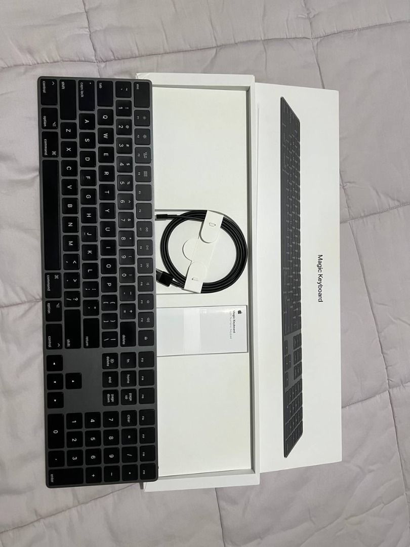 Space Gray Magic Keyboard with Numeric Keypad, Computers & Tech, Parts & Accessories, Computer ...