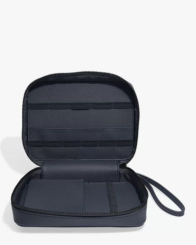 Stackers Cable Tidy in Navy Blue, Men's Fashion, Bags, Belt bags, Clutches and Pouches on Carousell