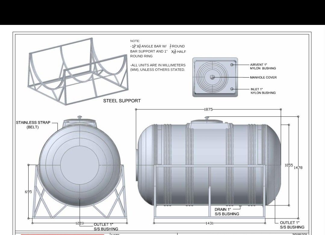 Stainless Steel Water Tank, Everything Else, Looking For on Carousell