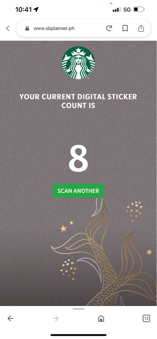 Starbucks Sticker Card, Food & Drinks, Beverages on Carousell