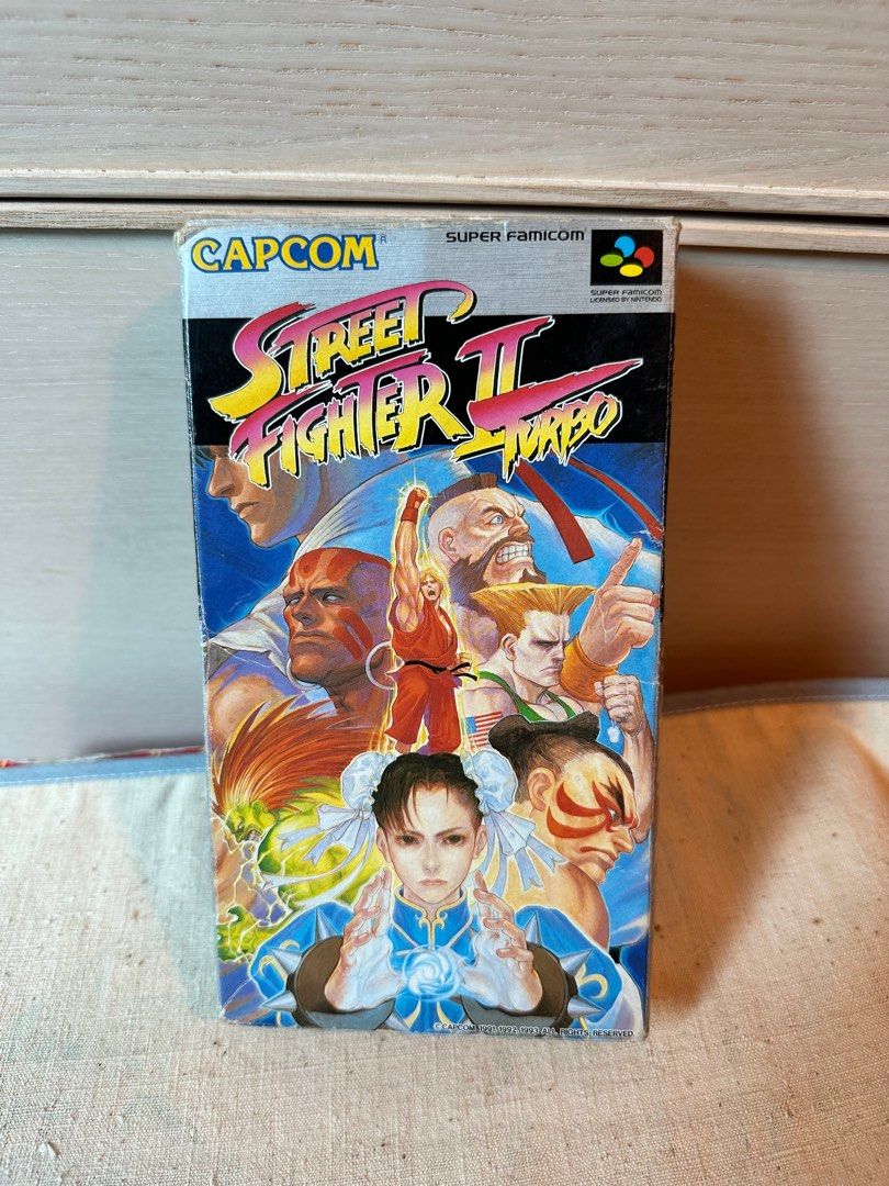 Street Fighter II Turbo Super Famicon Complete, 電子遊戲, 電子遊戲, Nintendo 任天堂 - Carousell