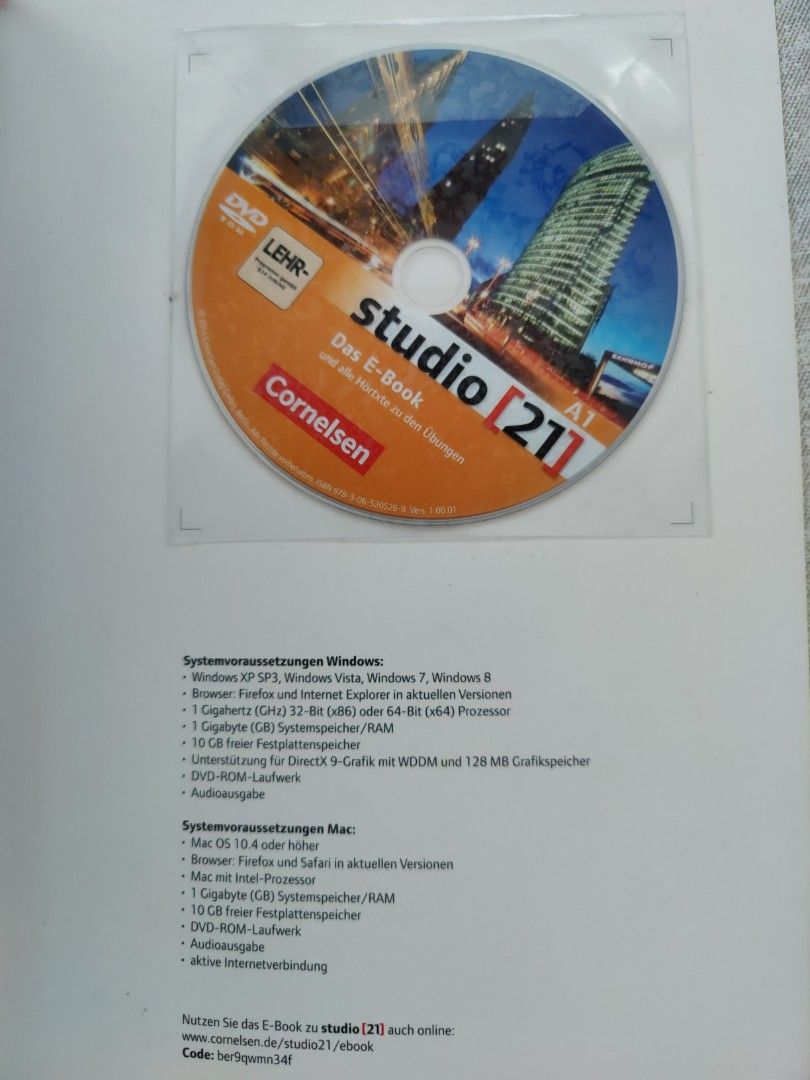 Studio 21 A1 German Textbook with DVD, Hobbies & Toys, Books & Magazines, Textbooks on Carousell