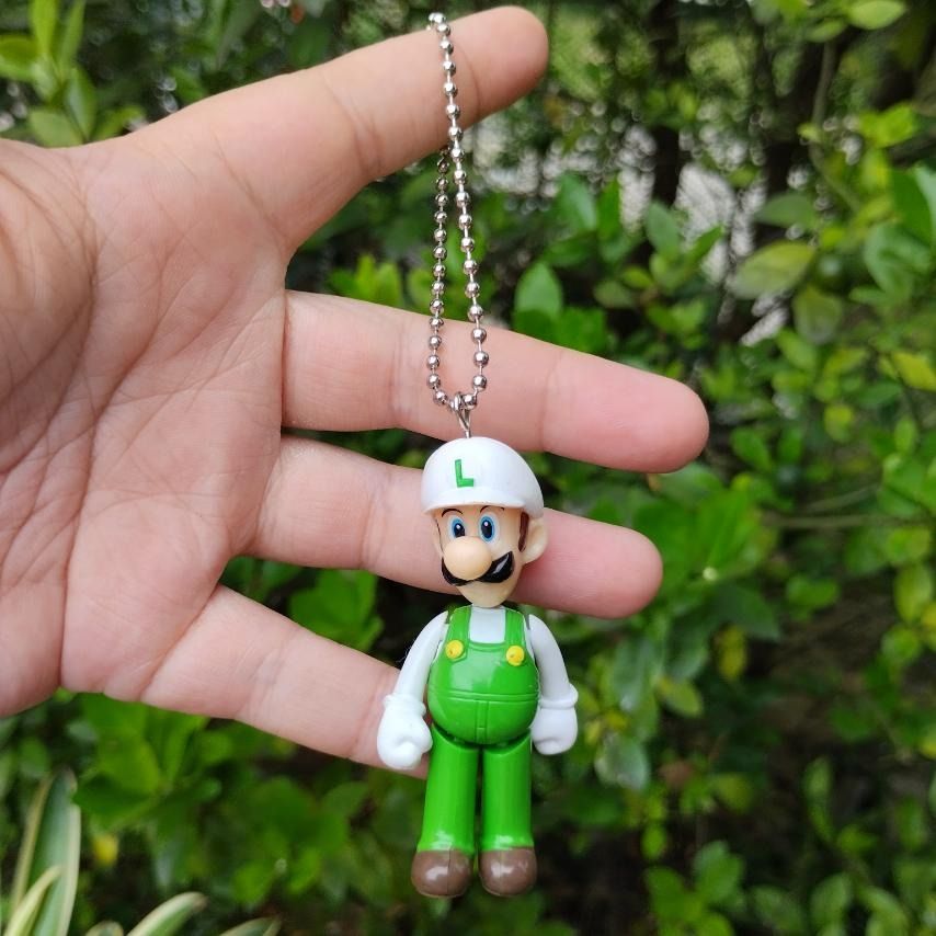 Super Mario Luigi Keychain, Hobbies & Toys, Toys & Games on Carousell