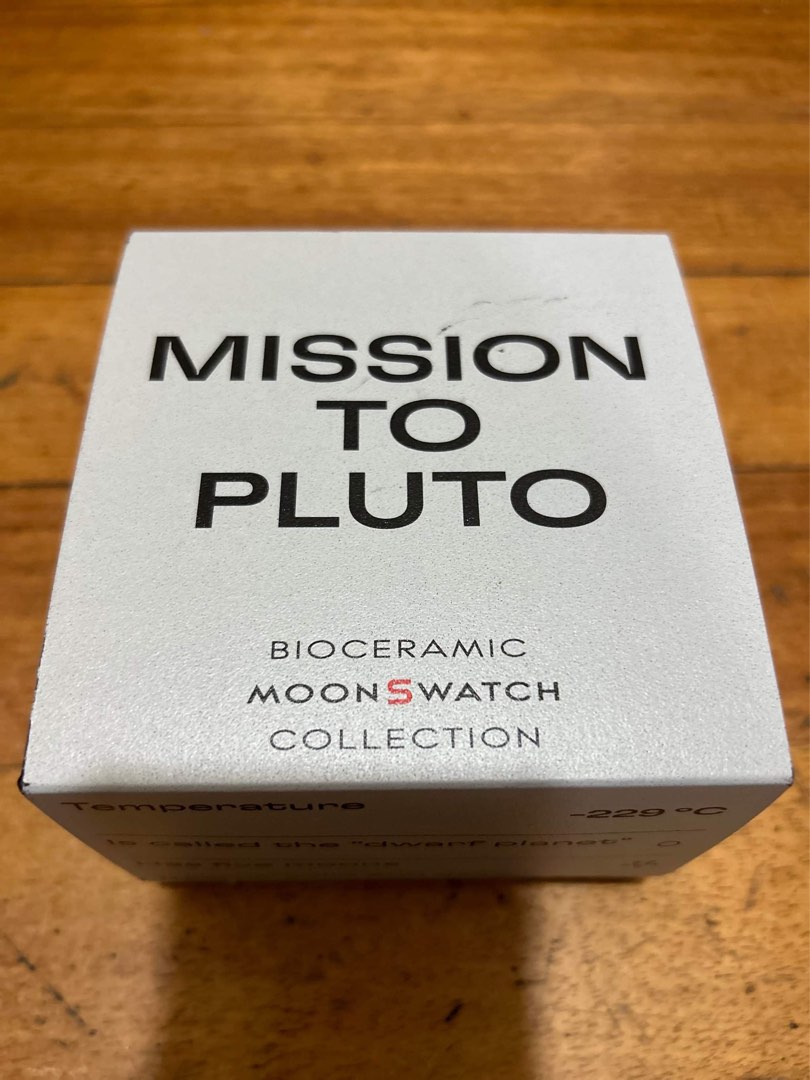 Swatch Moon Watch Pluto, Luxury, Watches on Carousell
