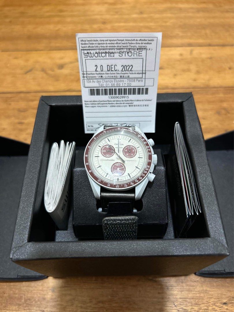 Swatch Moon Watch Pluto, Luxury, Watches on Carousell