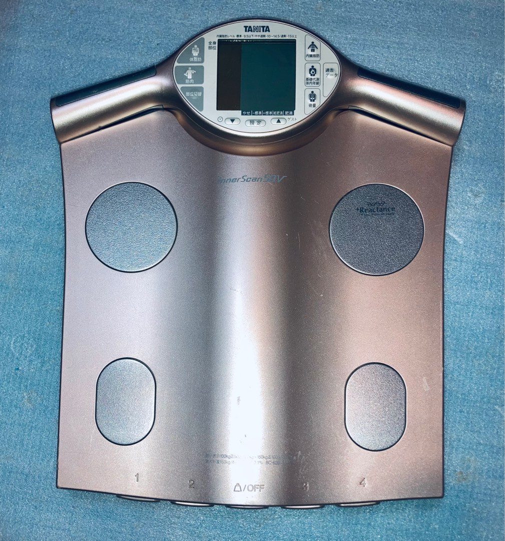 Tanita 日本製造 BC-620 體脂磅 脂肪磅 百利達 made in japan innerscan 塔尼達 Body Composition Scale, 健康及營養食用品, 健康 ...