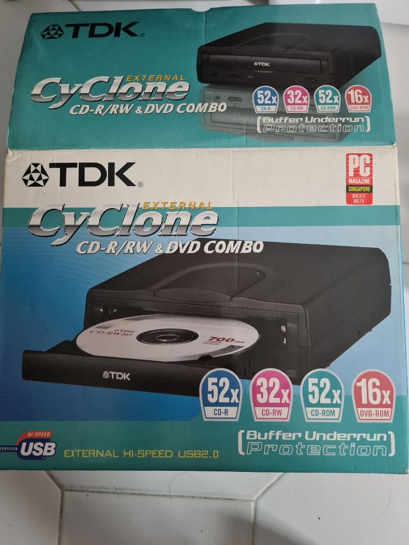 TDK CDR/RW & DVD combo, Computers & Tech, Parts & Accessories, Hard Disks & Thumbdrives on Carousell