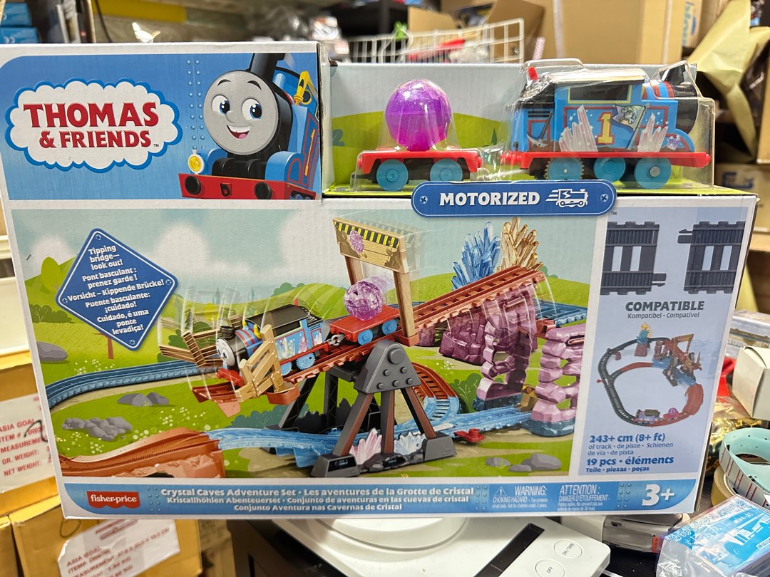 Thomas & Friends Trackmaster Crystal Caves Adventures Set, 兒童＆孕婦用品, 嬰兒 ...