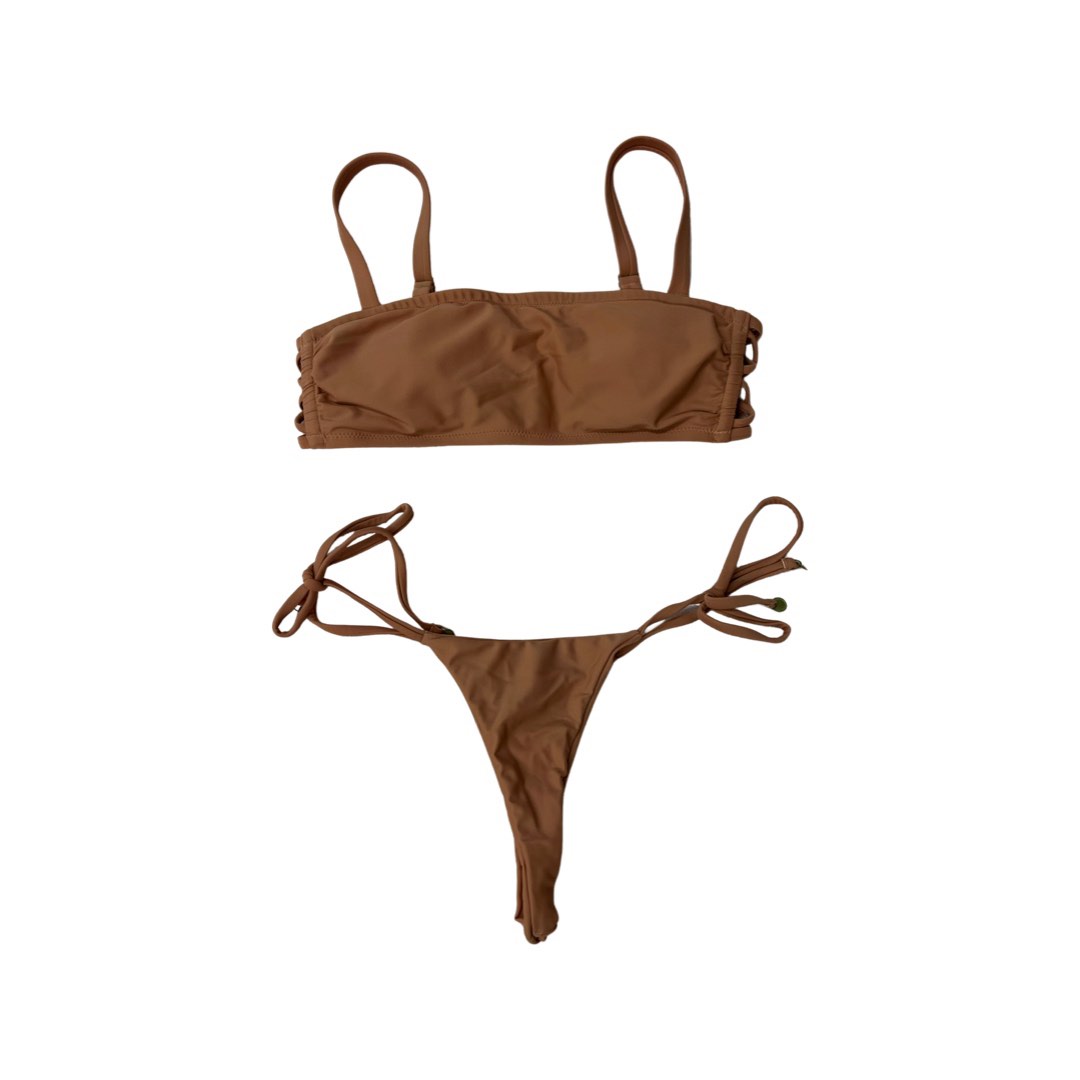 Tigerlily Bikini Top And Bottom Swimwear Peach Set Womens Fashion Clothes On Carousell