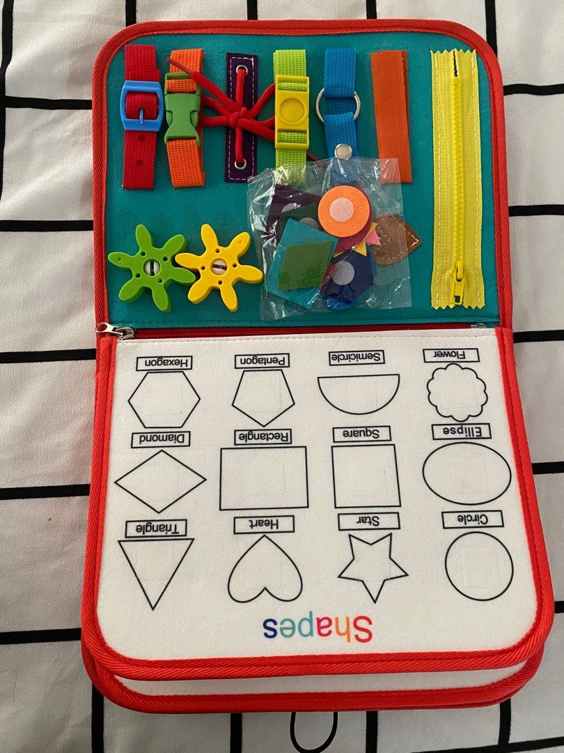 Educational busy board book, Babies & Kids, Infant Playtime on Carousell
