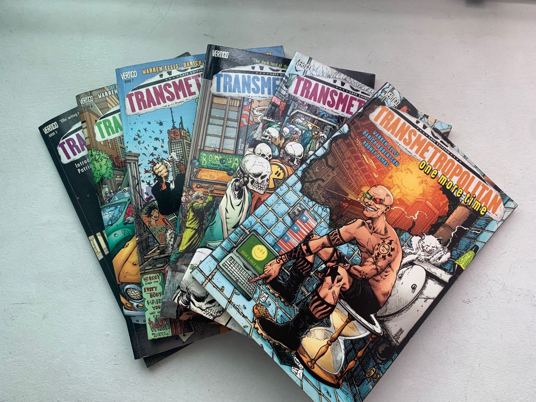 Transmetropolitan Vol 5 - 10, Hobbies & Toys, Books & Magazines, Comics ...