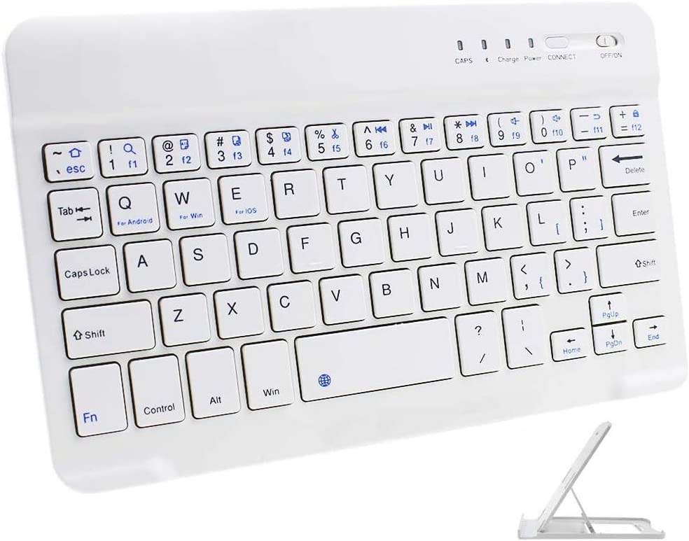 Ultra-Slim Wireless Bluetooth Keyboard 7 inch Ultrathin Mini Keyboard ...