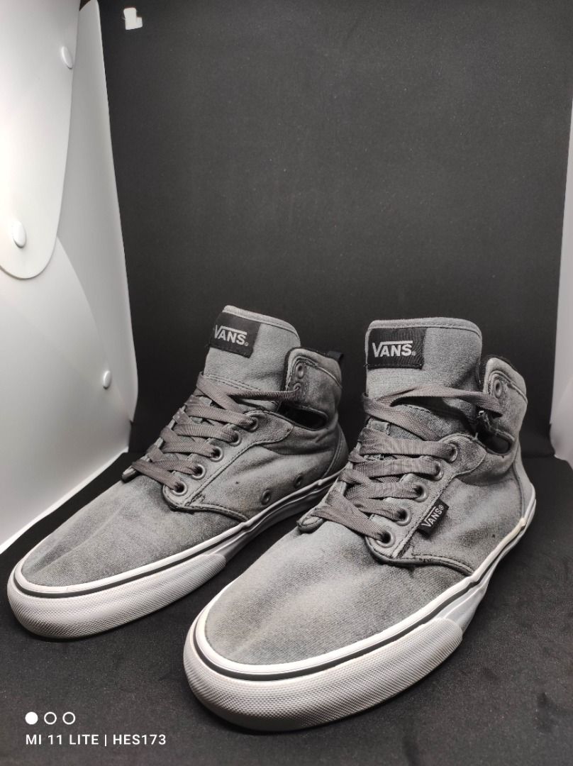 Vans atwood hi sneakers dark shadow raven - 41, Fesyen Pria, Sepatu ...