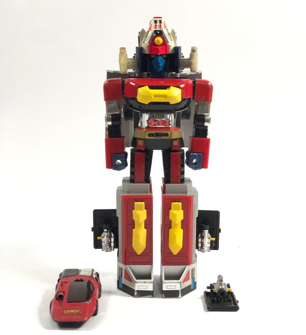 Vintage Daimos Japan Die cast Metal Robot with Daimos Car, Hobbies ...