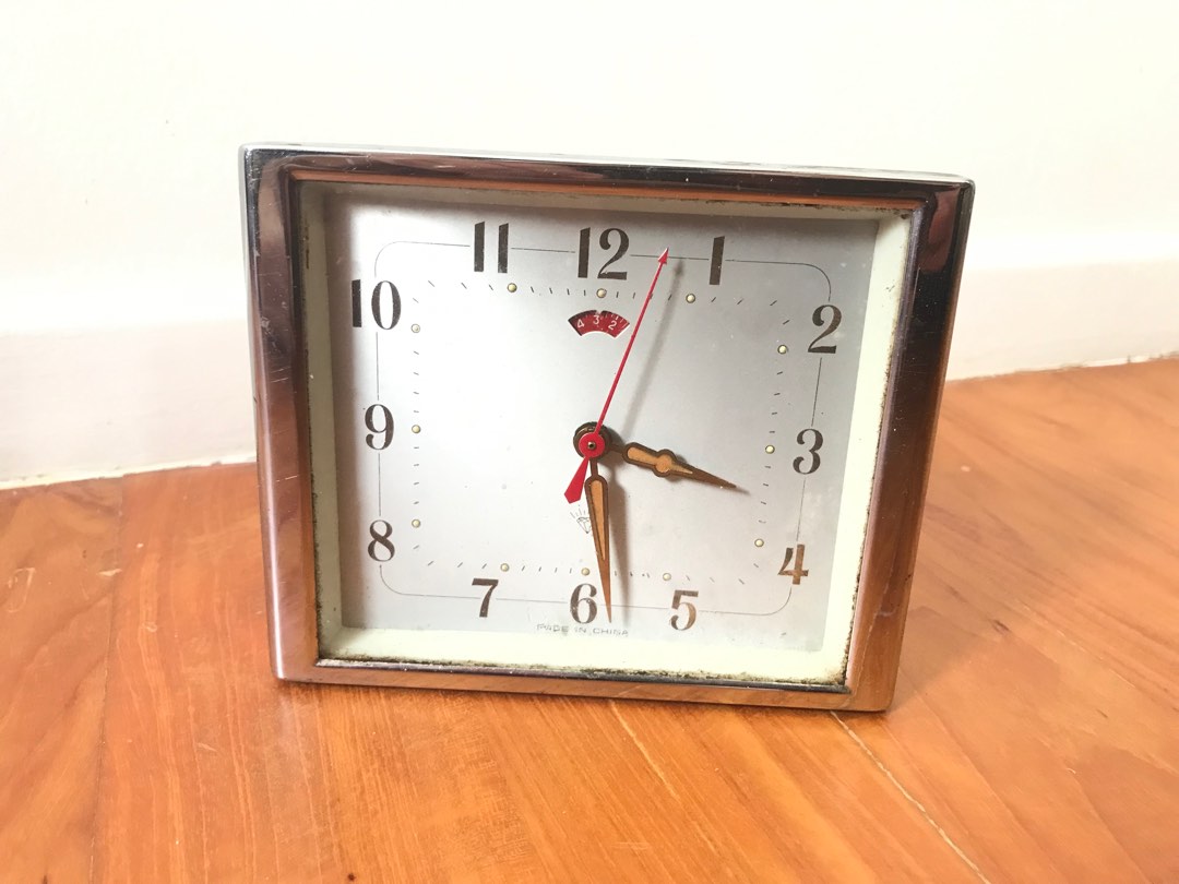 Vintage Diamond Alarm Clock, Hobbies & Toys, Memorabilia & Collectibles ...