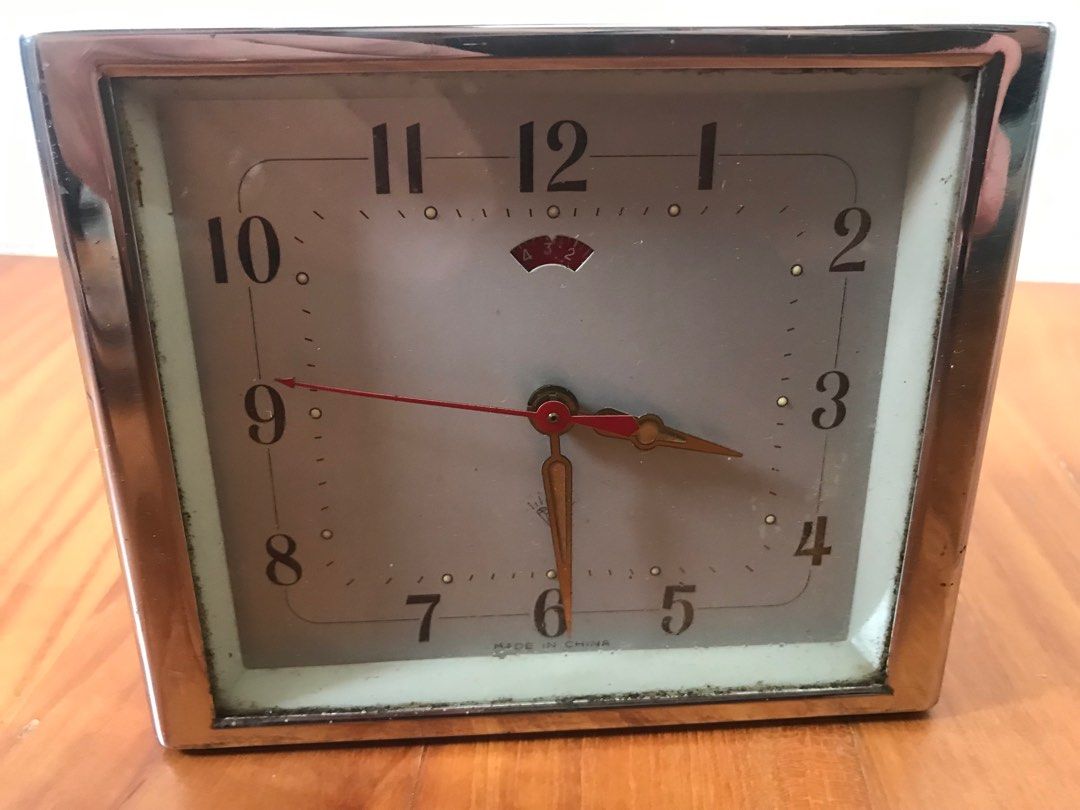 Vintage Diamond Alarm Clock, Hobbies & Toys, Memorabilia & Collectibles ...