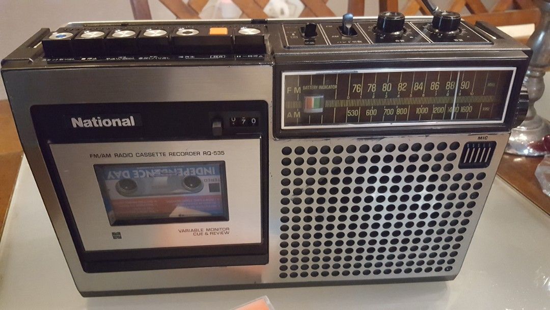 Vintage National Panasonic Radio Cassette Player, Audio, Portable Music ...