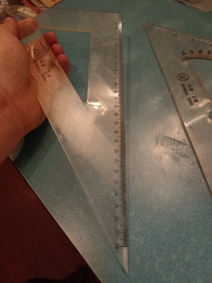 Vintage set square NOS, Hobbies & Toys, Memorabilia & Collectibles ...