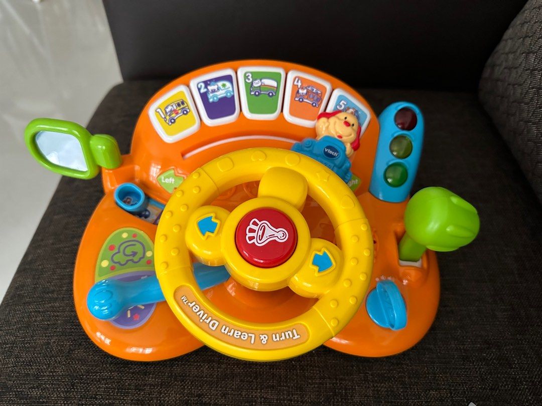 Vtech turn and learn driver, Babies & Kids, Infant Playtime on Carousell