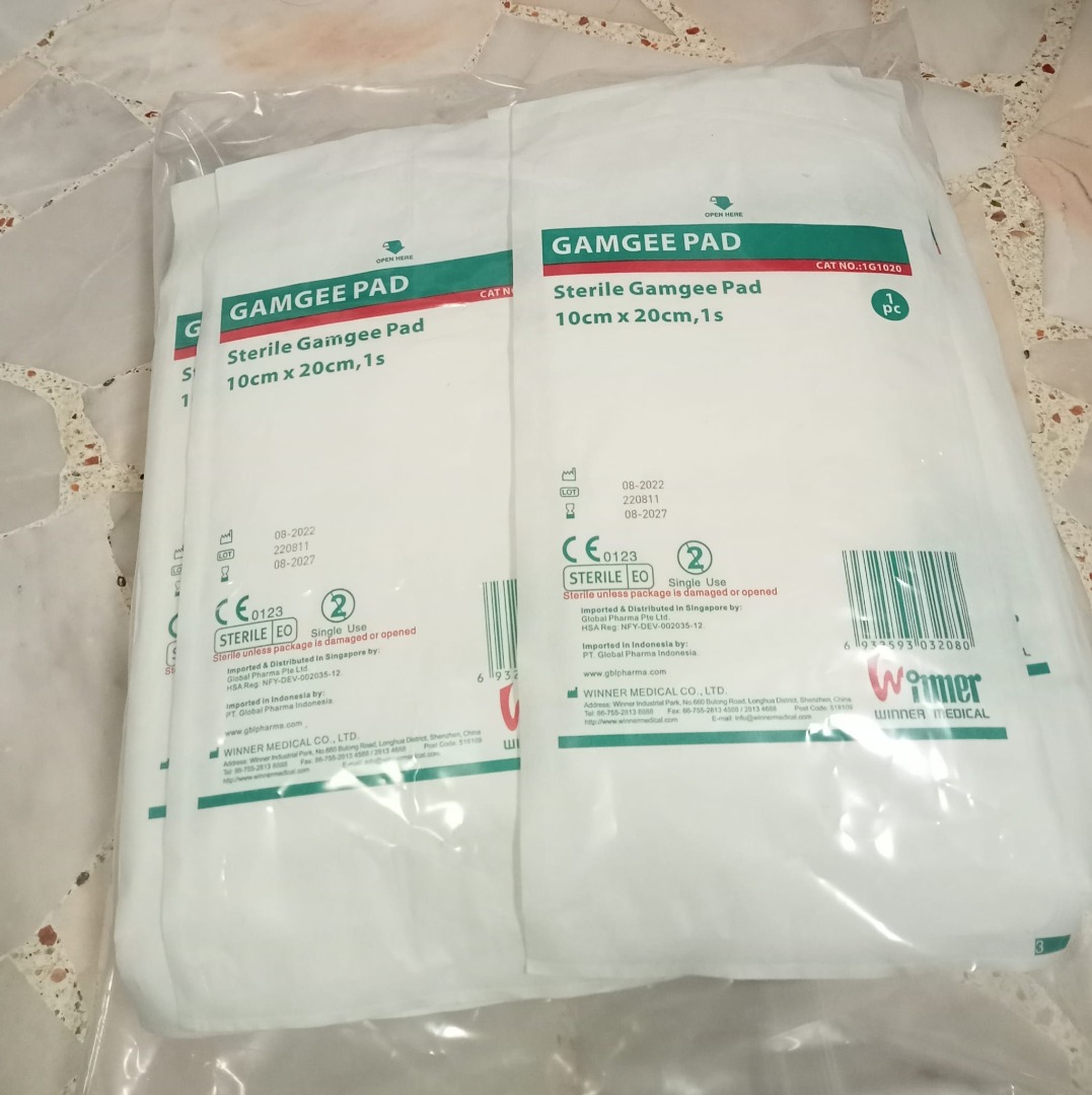 Winner Sterile Gamgee Pad1, Health & Nutrition, Medical Supplies ...