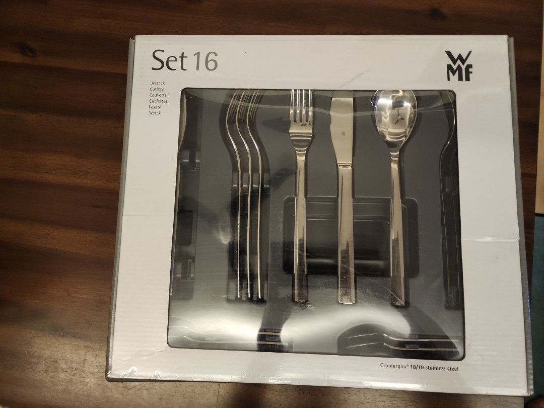 WMF cutlery set 16-pcs, Furniture & Home Living, Kitchenware ...