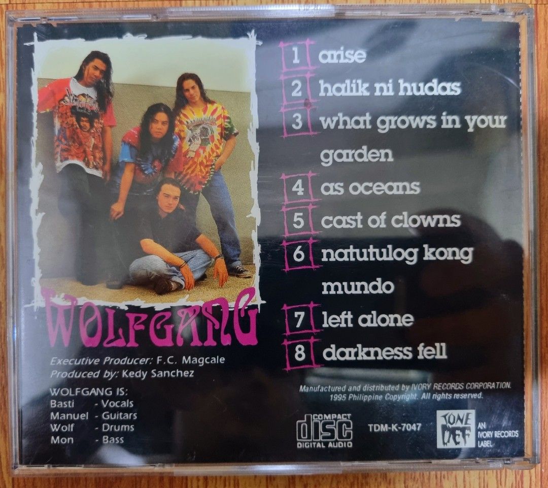 WOLFGANG STUDIO ALBUM RARE OPM CD, Hobbies & Toys, Music & Media, CDs ...