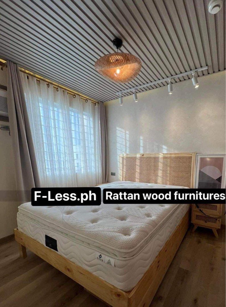 Wooden Solihiya Bed frame, Furniture & Home Living, Furniture, Bed ...