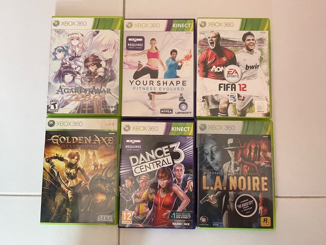Xbox Kinect 360 Games, Video Gaming, Video Games, Xbox on Carousell