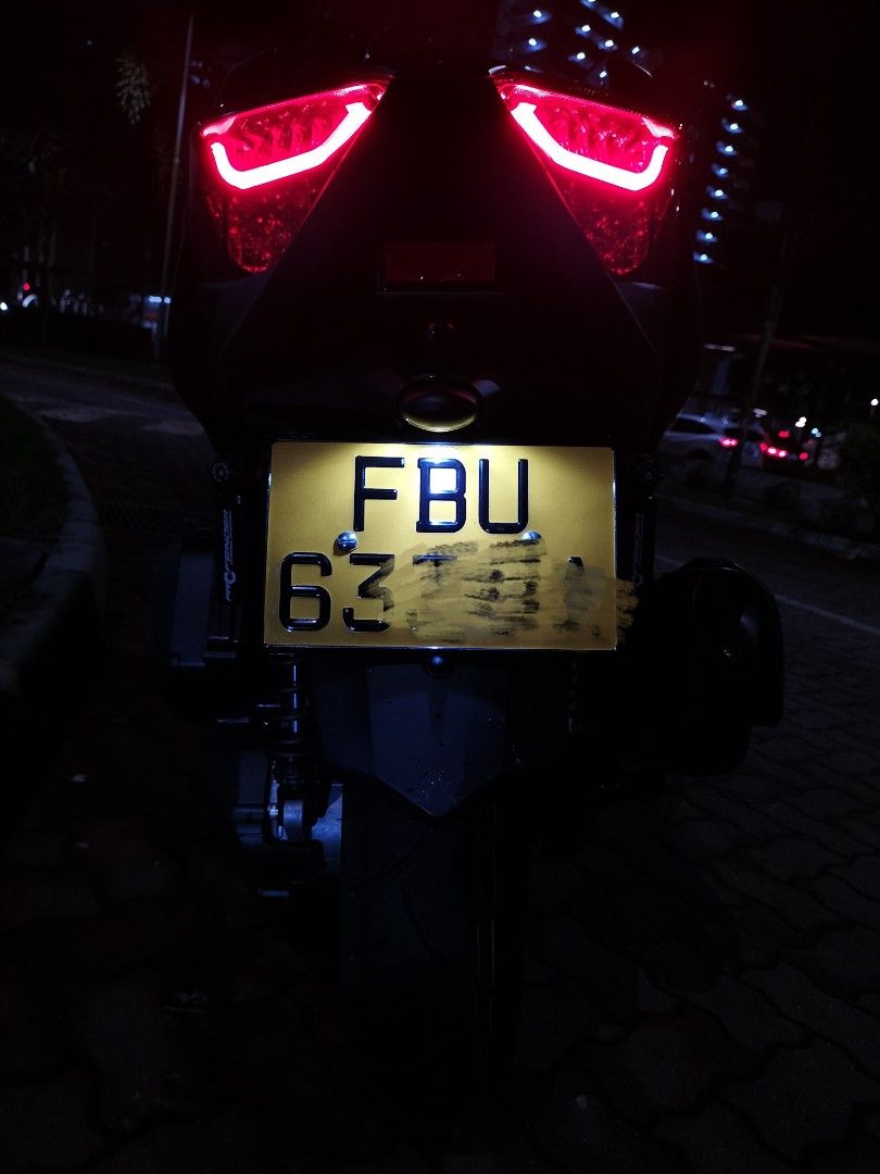 Yamaha Xmax number plate light LED lighting, Motorcycles, Motorcycle ...
