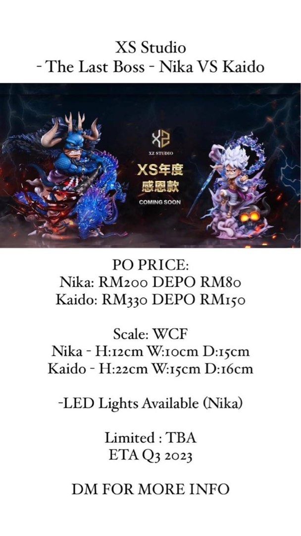 XS Studio - WCF The Last Boss - Nika VS Kaido, Hobbies & Toys, Toys ...