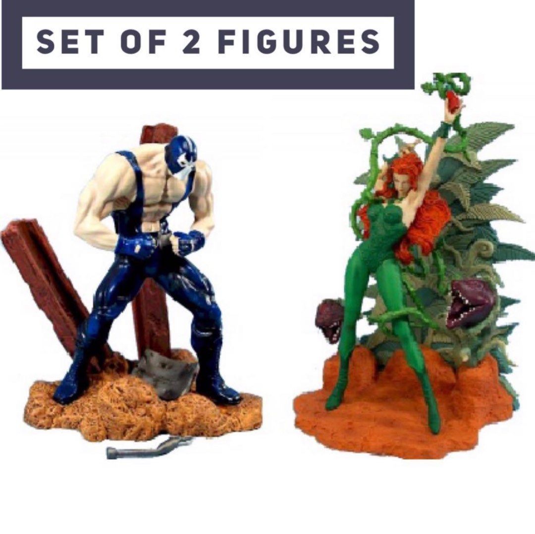 Yamato DC Comics Batman Statue Figure | Bane and Poison Ivy Figure set ...