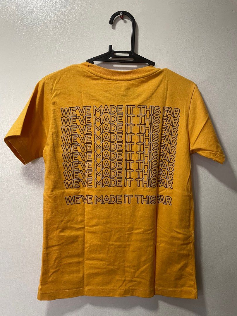 Yellow graphic tee, Women's Fashion, Tops, Shirts on Carousell