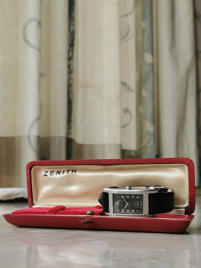 Zenith Vintage Watch 1940s Oversized Tank, Luxury, Watches on Carousell