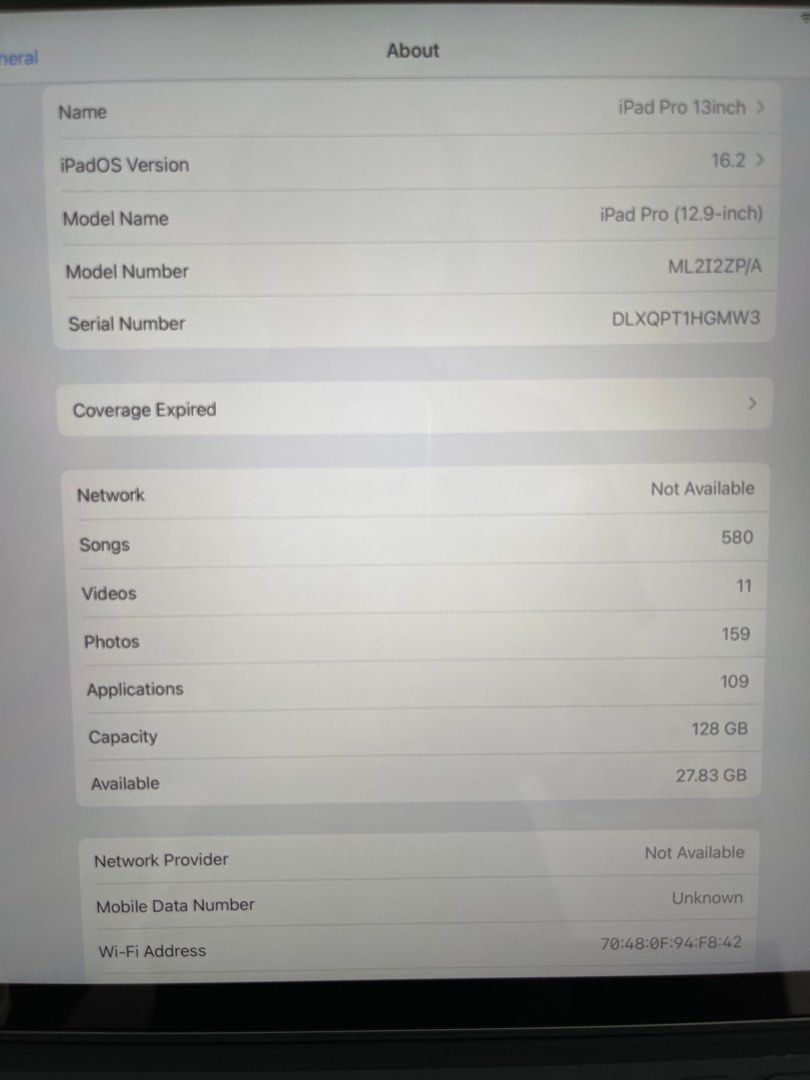 12.9 inch iPad Pro 1st Gen 128GB Mobile/Wifi, Mobile Phones & Gadgets ...