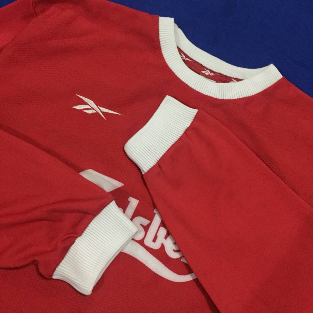 1999-2000 LIVERPOOL FC HOME PLAIN LONGSLEEVE JERSEY, Men's Fashion ...