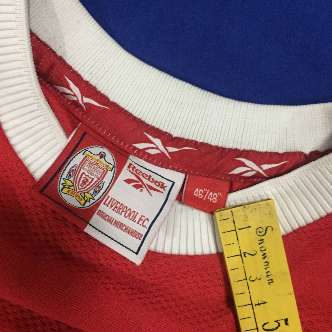 1999-2000 LIVERPOOL FC HOME PLAIN LONGSLEEVE JERSEY, Men's Fashion ...