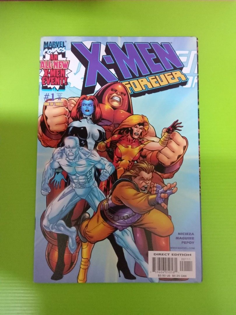 1st Issue ! X-Men Forever #1 ( Kevin Maguire - Cover Art ) Marvel Comics, Cover Price: USD3.50 ...