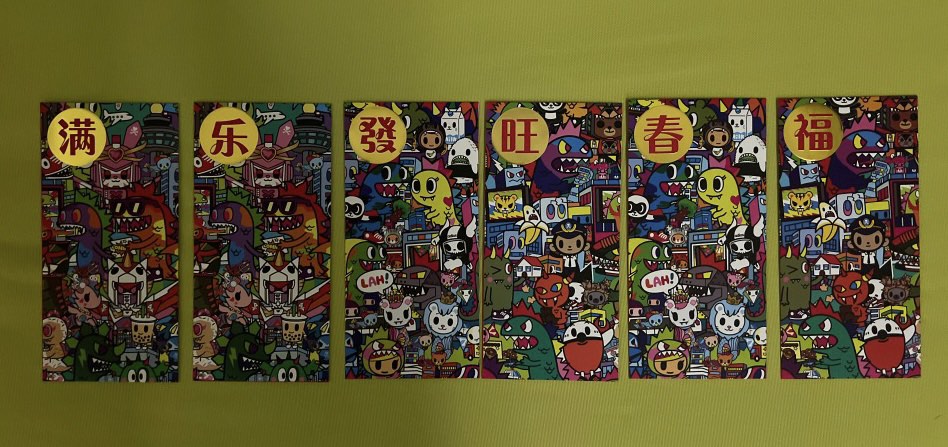 2021 Changi Airport Tokidoki Red Packets, Hobbies & Toys, Memorabilia ...