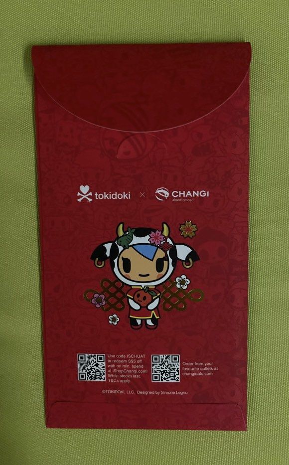 2021 Changi Airport Tokidoki Red Packets, Hobbies & Toys, Memorabilia ...