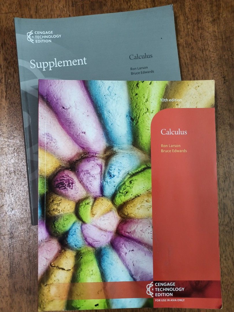 [2 in 1] Calculus textbook 10th edition Cengage Technology Edition Ron ...