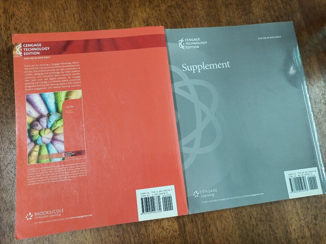 [2 in 1] Calculus textbook 10th edition Cengage Technology Edition Ron ...