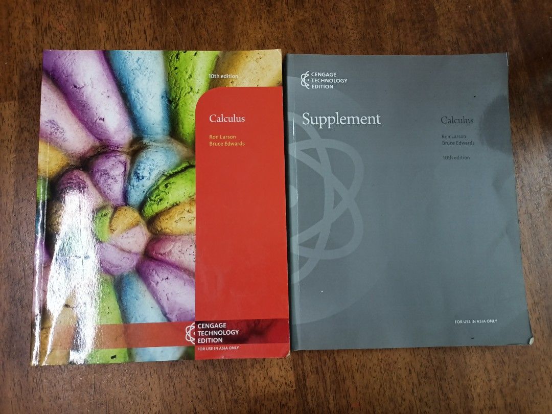 [2 in 1] Calculus textbook 10th edition Cengage Technology Edition Ron ...