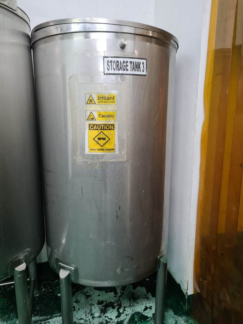 500L Lye solution tank, Commercial & Industrial, Industrial Equipment ...