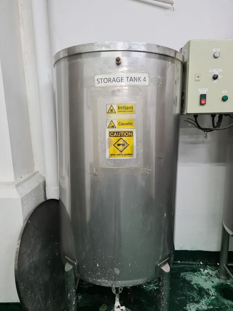 500L Lye solution tank, Commercial & Industrial, Industrial Equipment ...