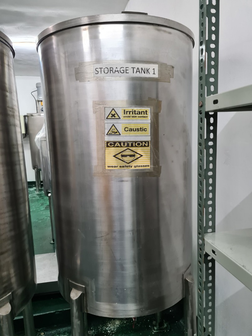 500L Lye solution tank, Commercial & Industrial, Industrial Equipment ...