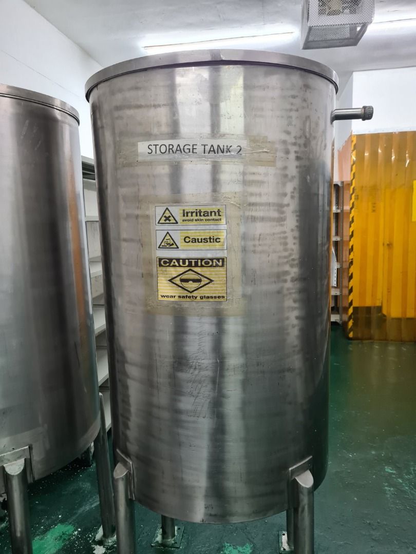 500L Lye solution tank, Commercial & Industrial, Industrial Equipment ...