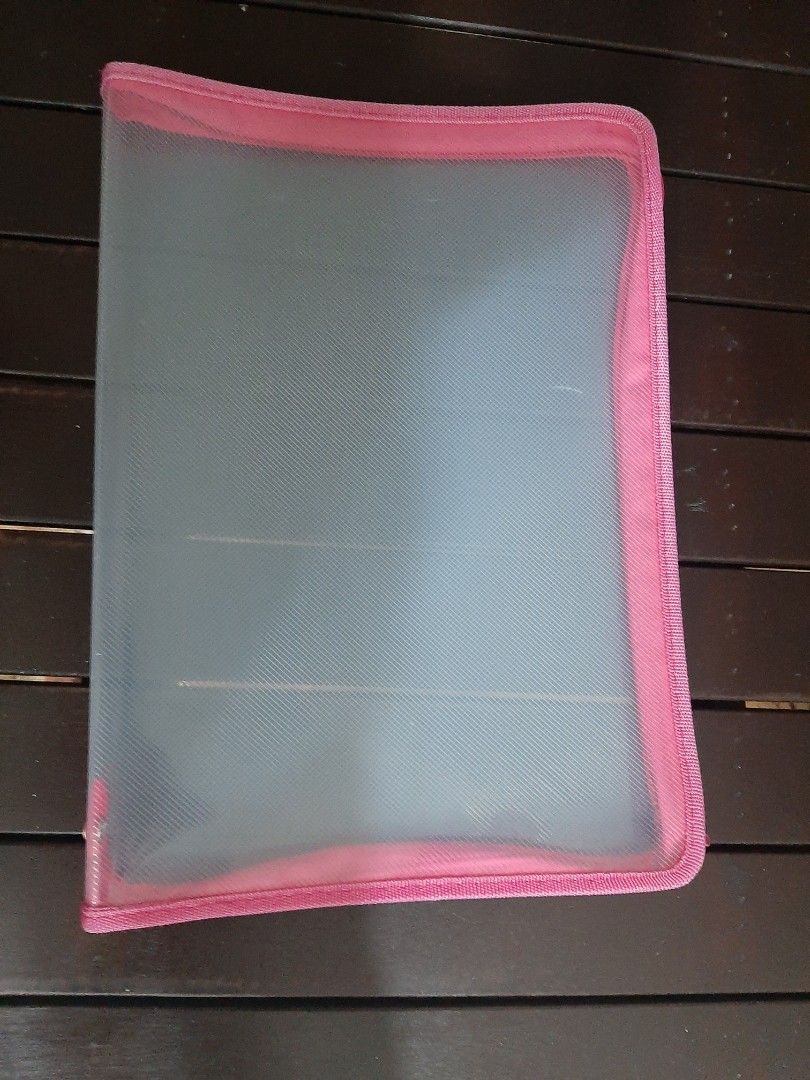 50% off Daiso Zipper File Pocket File Art block file document file ...