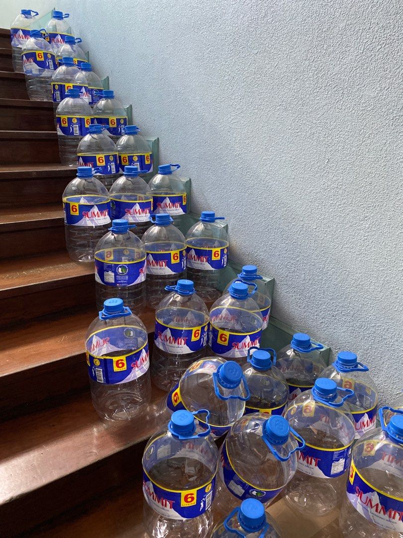 6 L liters water container recycle planting summit empty plastic ...