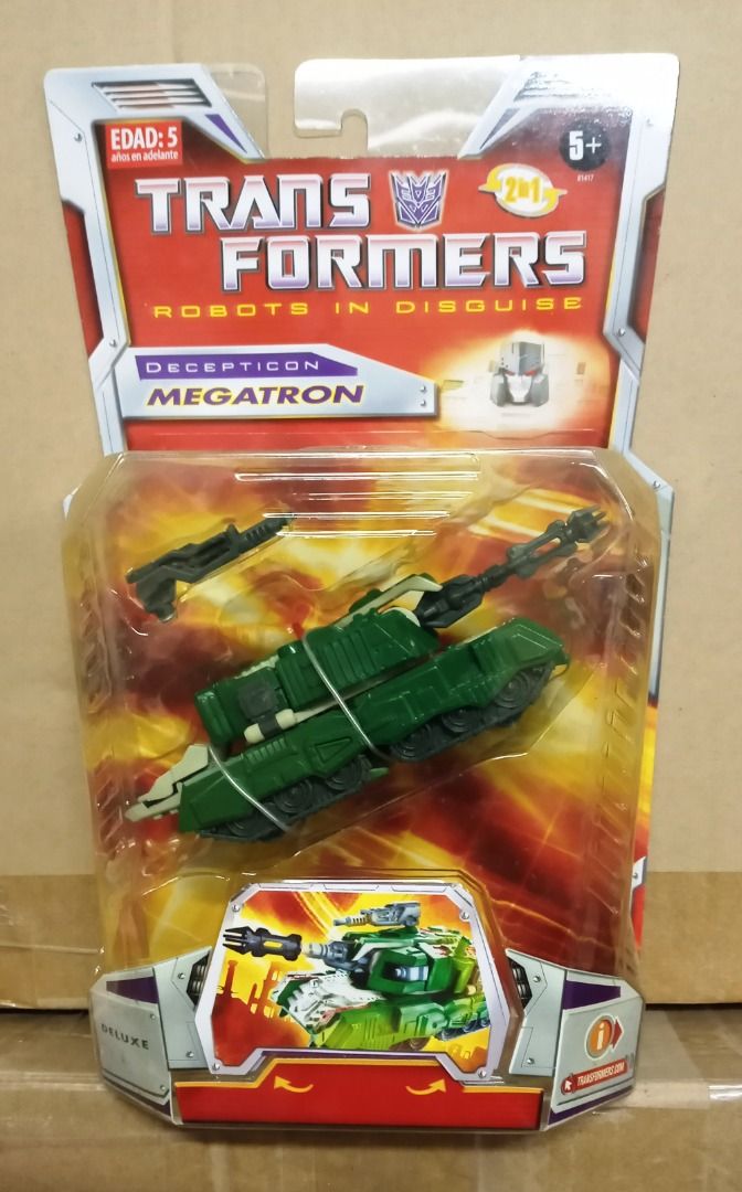 絕版 Hasbro TRANSFORMERS 變形金剛 Robots in Disguise Megatron DX 麥加登 1款, 興趣及遊戲, 玩具 & 遊戲類 - Carousell