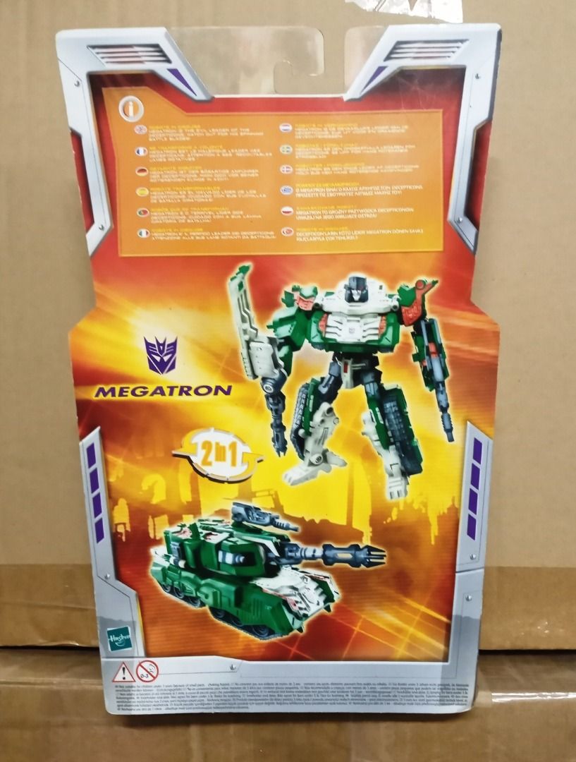絕版 Hasbro TRANSFORMERS 變形金剛 Robots in Disguise Megatron DX 麥加登 1款, 興趣及遊戲, 玩具 & 遊戲類 - Carousell